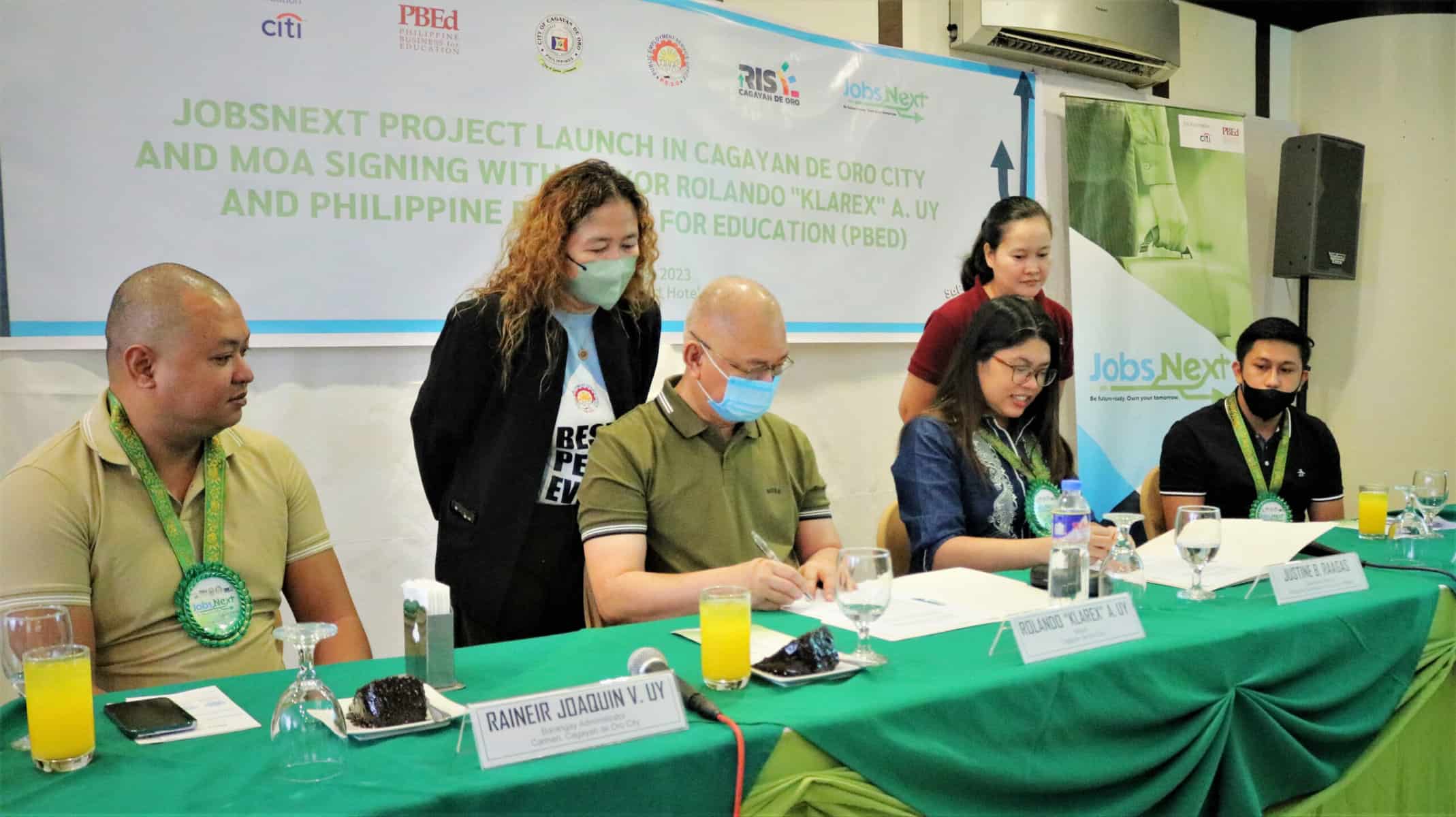 CDO, PBEd launch JobsNext project to hone youth’s skills - Philippine ...