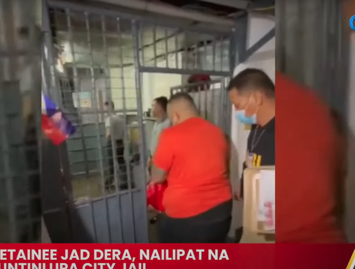 Jad Dera transferred to Muntinlupa City Jail - Philippine Daily Post