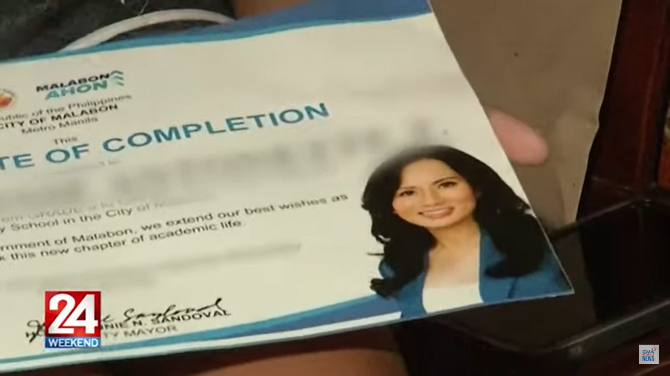 Malabon Mayor Sandoval draws flak for including photo in moving-up ...