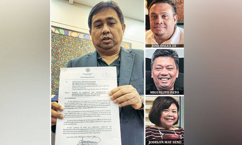 Daluz, 2 others kicked out of MCWD board of directors - Philippine ...