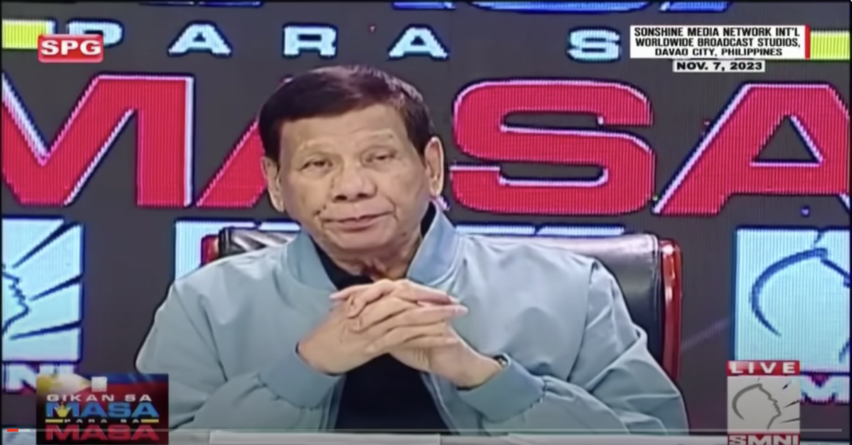 Grave Threat Complaint Vs Ex President Duterte Junked Philippine