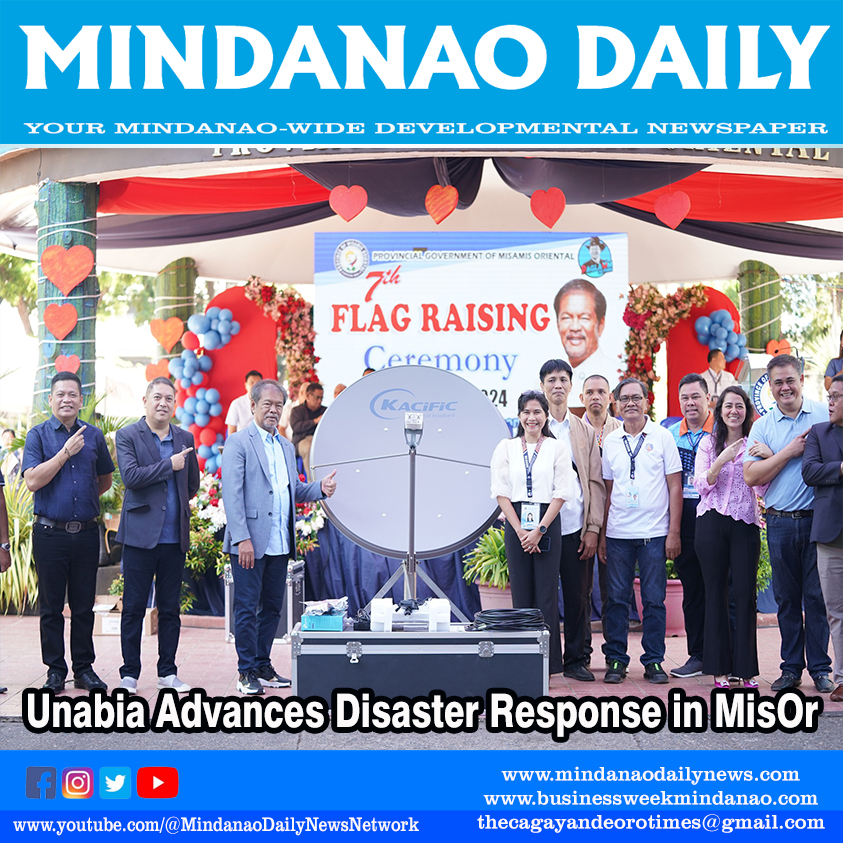 Unabia Advances Disaster Response in MisOr - Philippine Daily Post