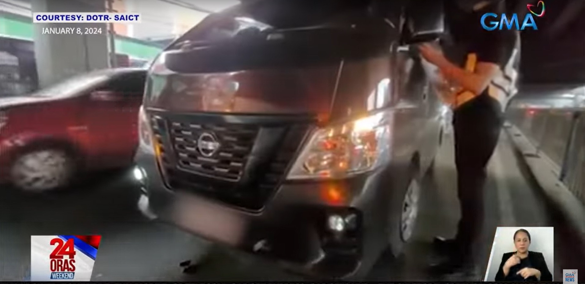 Colorum van once again caught plying the streets - Philippine Daily Post