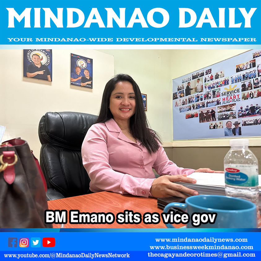 BM Emano sits as vice gov - Philippine Daily Post
