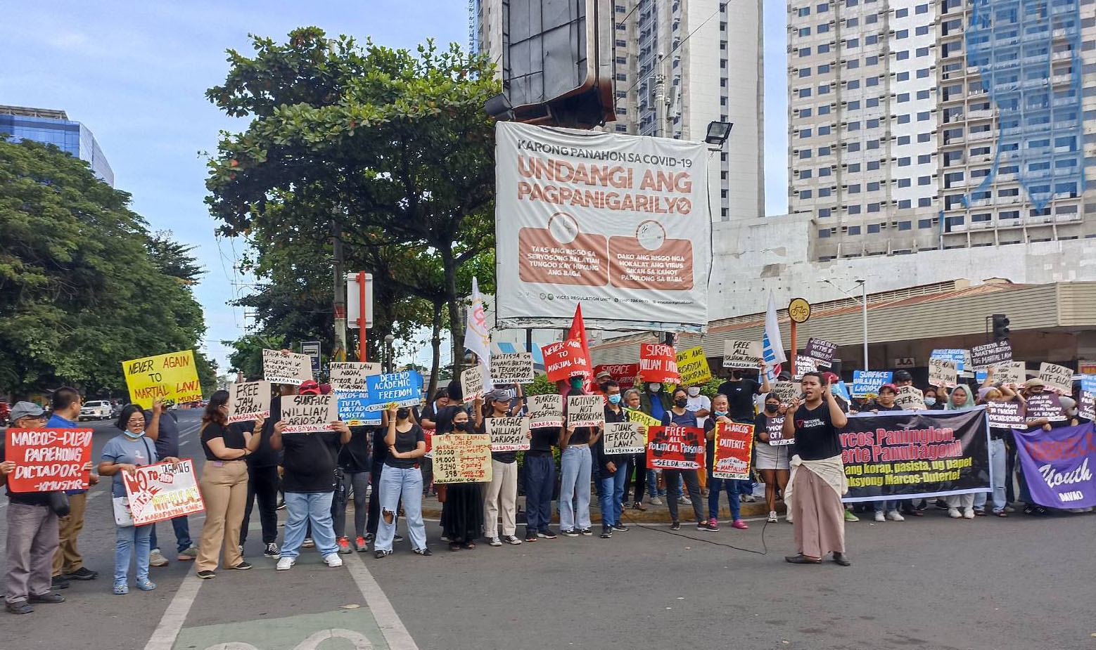 Progressive groups stage protest rally to mark 52nd martial law ...
