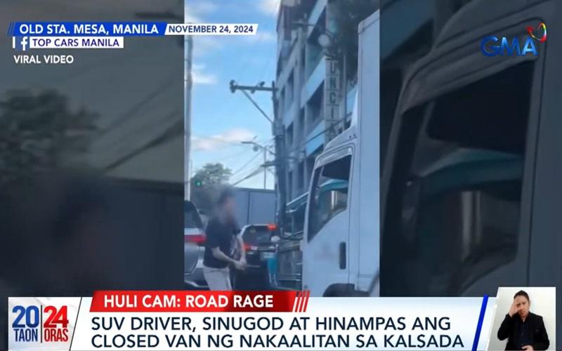 SUV driver smashes van's side mirror in Manila - Philippine Daily Post