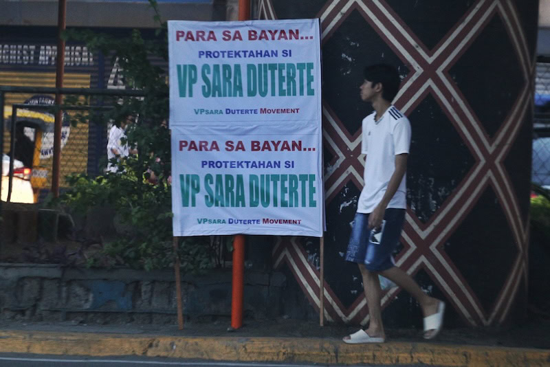 In Davao City's INC rally, posters urge public to “Protect Sara” - Philippine Daily Post