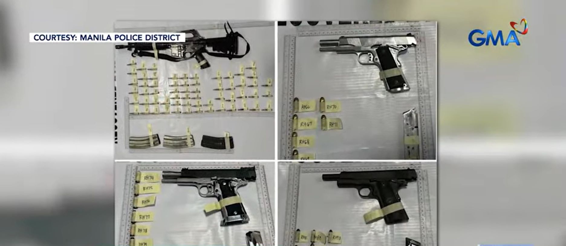 Assault rifle, guns seized at Manila apartment - Philippine Daily Post