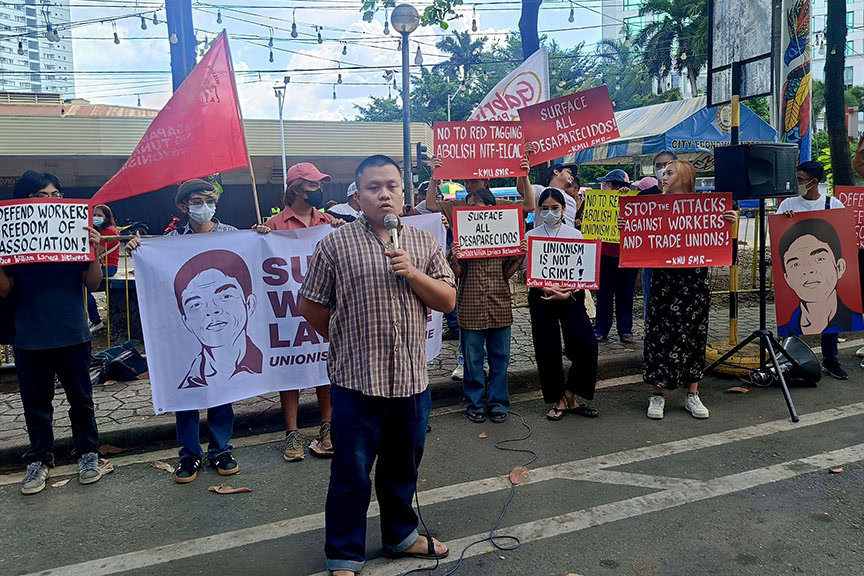 Davao Protesters Call for Release of Detained Labor Leader - Philippine ...