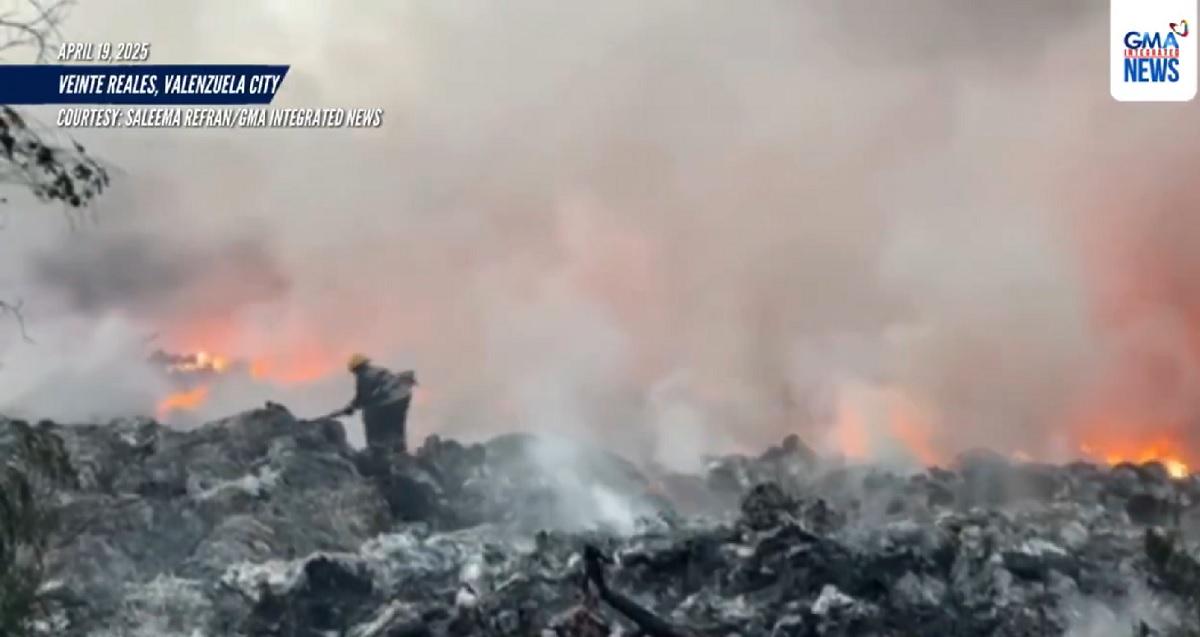 Industrial fire in Valenzuela City still ongoing at Task Force Alpha ...