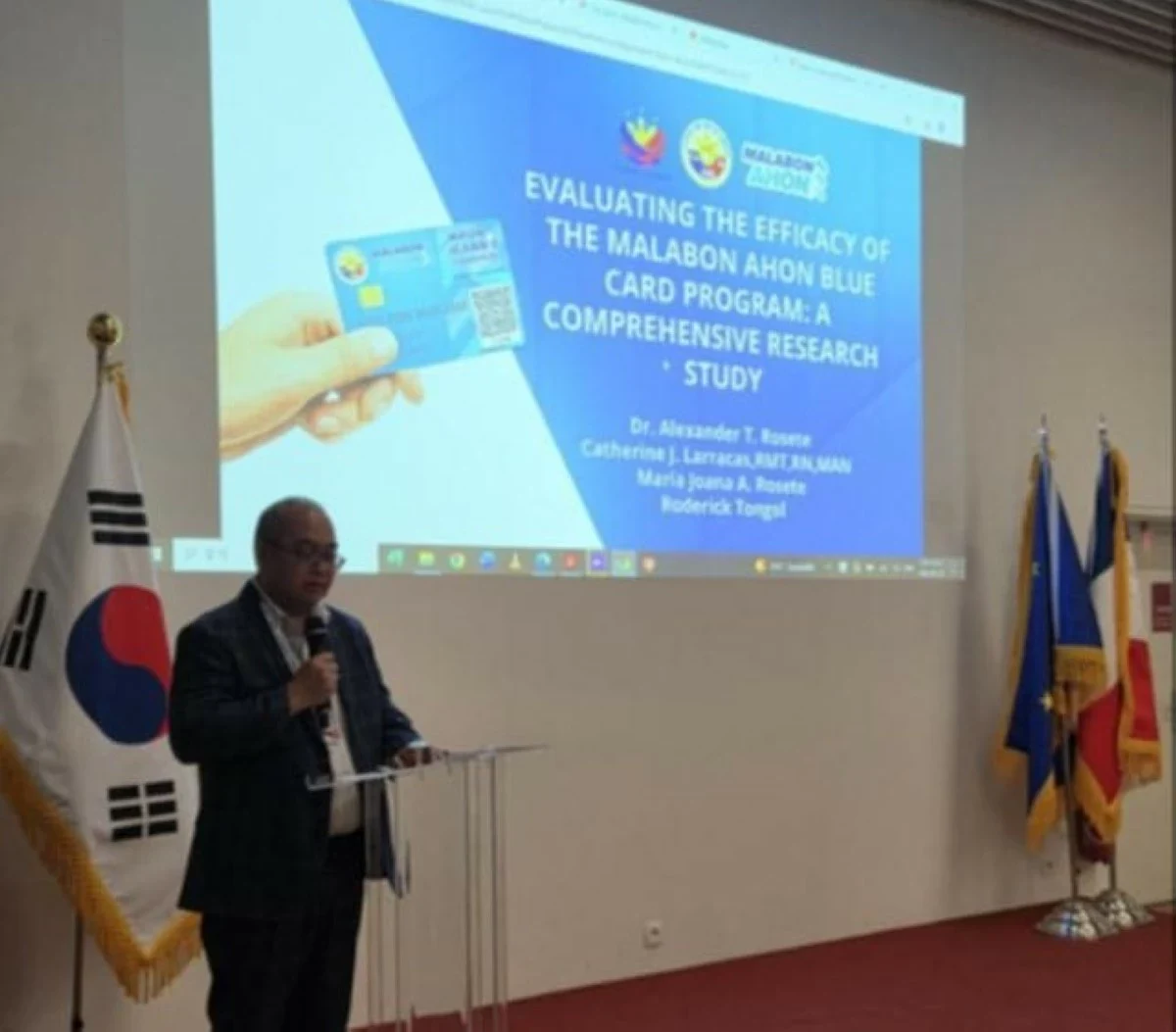 Malabon exec presents implementation of Ahon blue card program in Paris ...