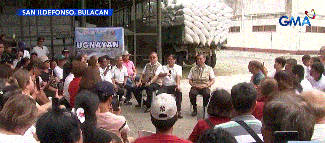 Marcos visits NFA warehouses, holds dialogue with Bulacan farmers ...