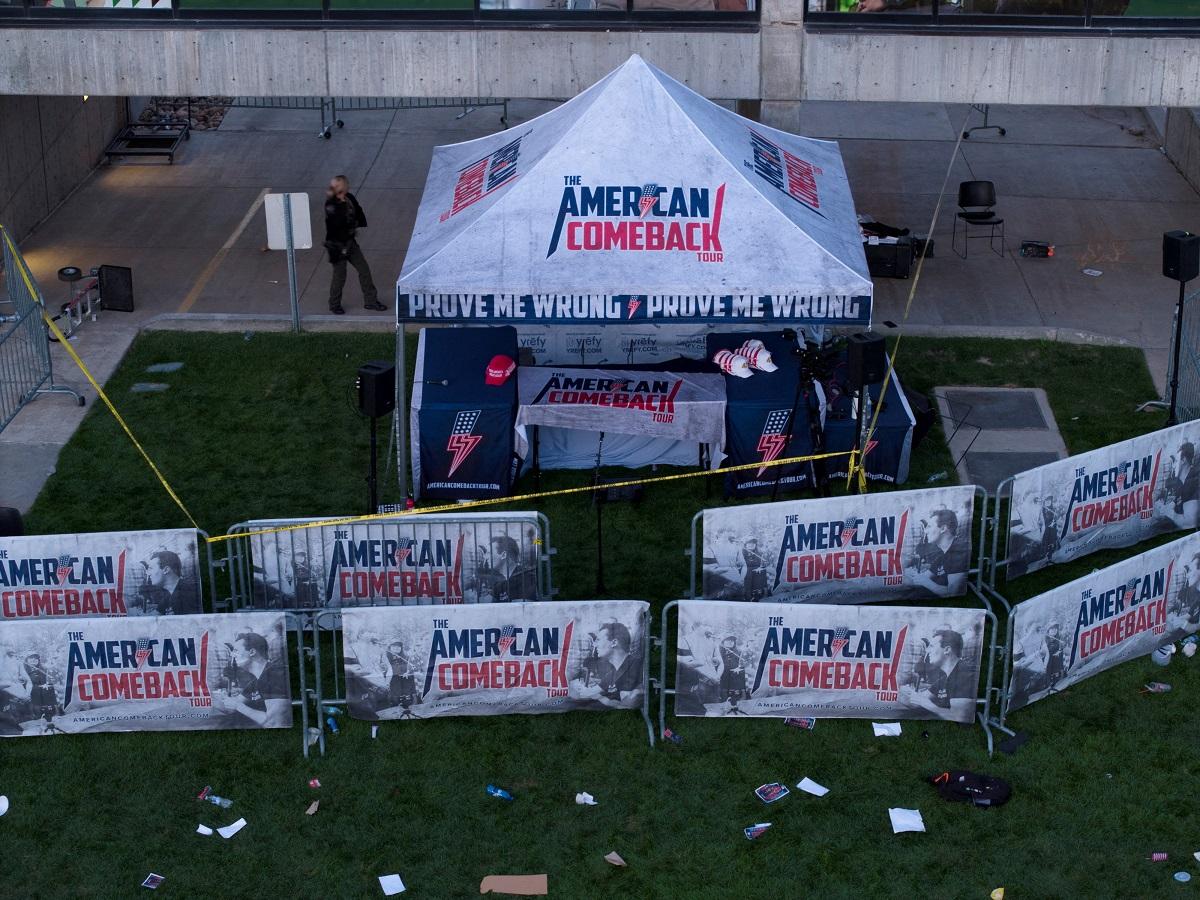 US police search for sniper who killed Charlie Kirk, rifle found ...