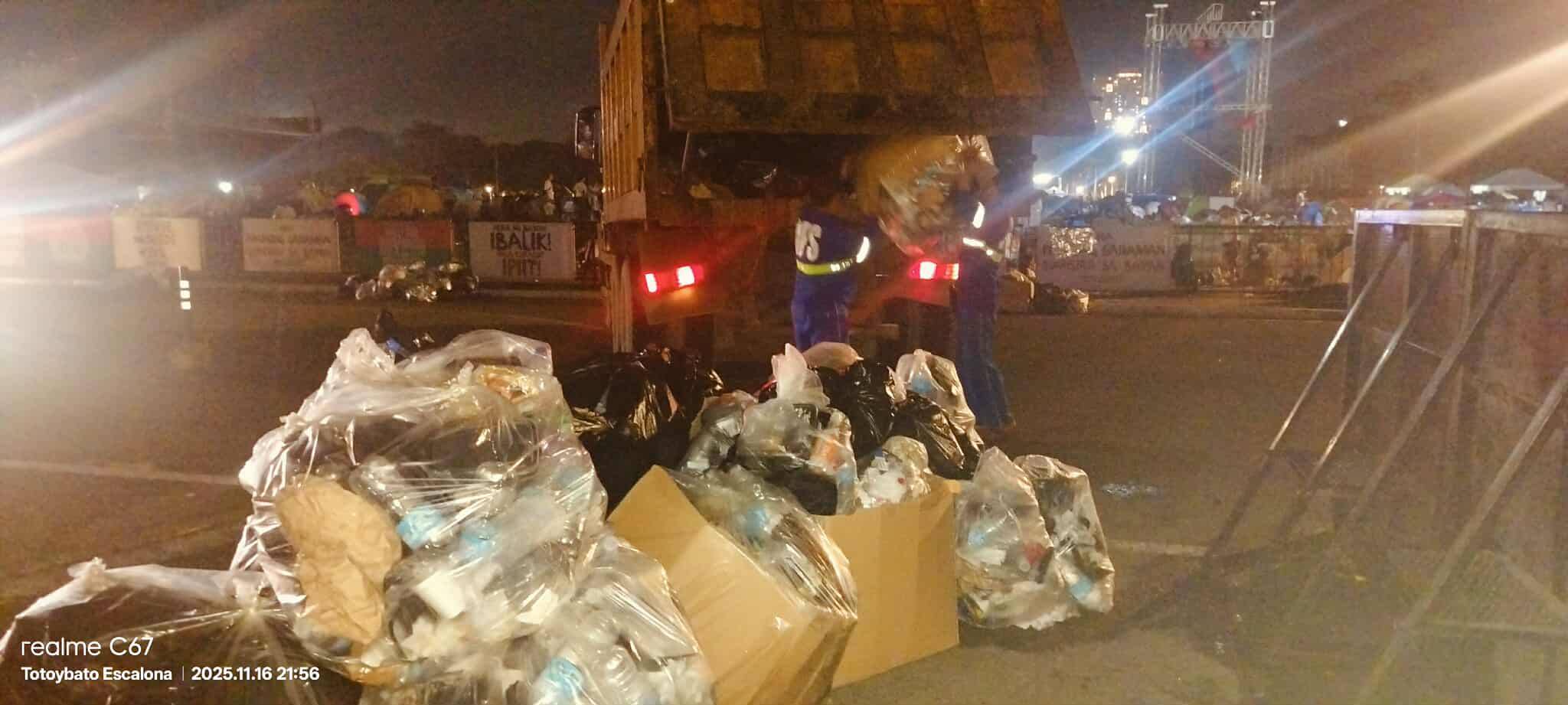 Manila LGU: 18.5 tons of garbage collected on Day 1 of INC rally ...