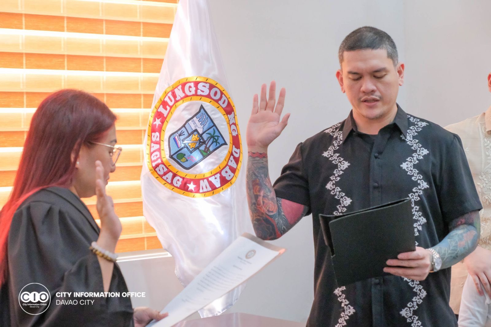 Sebastian Duterte Sworn In as Davao City Mayor with Rigo as Vice Mayor ...